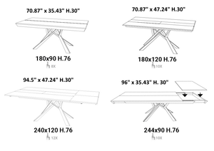 Lungo Largo Expandable Dining Table – italydesign